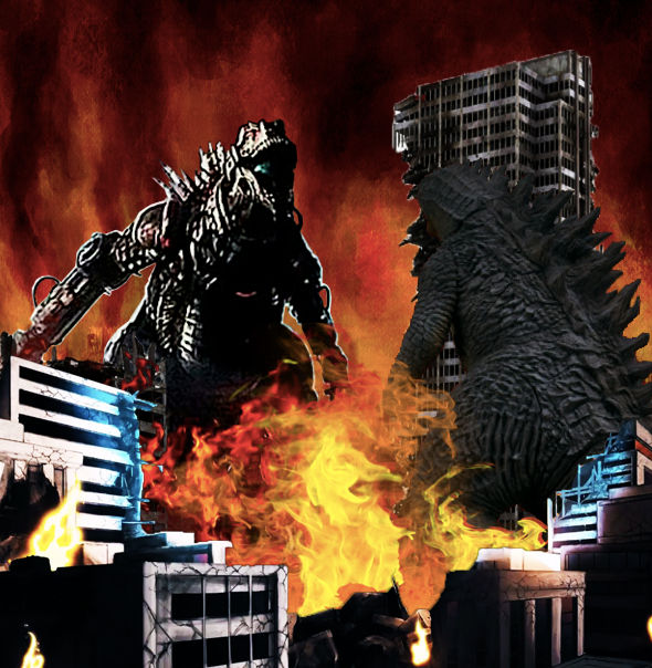 Rpo Mechagodzilla Vs Godzilla 2014 By Zalgo529 On Deviantart