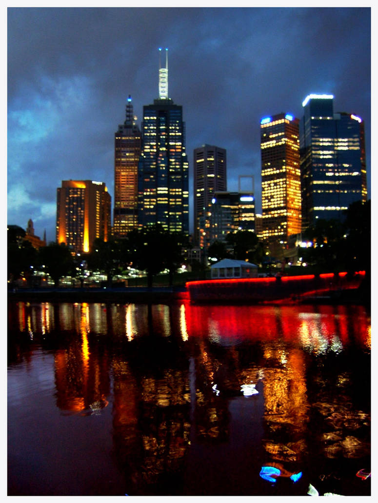 Melbourne Cityscape by bigfoothazza on DeviantArt