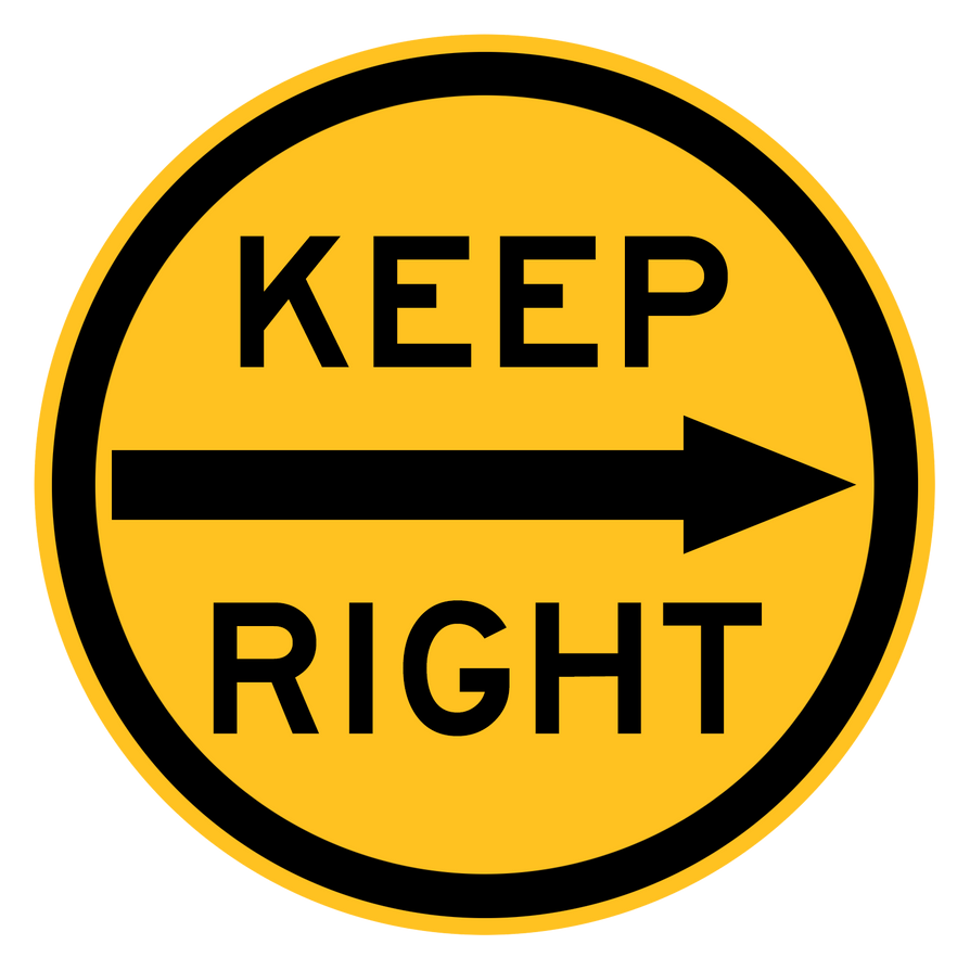 Mid 20th Century Style Keep Right Sign By Ryanthescooterguy On DeviantArt mid-20th-century-style-keep-right-sign-by-ryanthescooterguy-on-deviantart