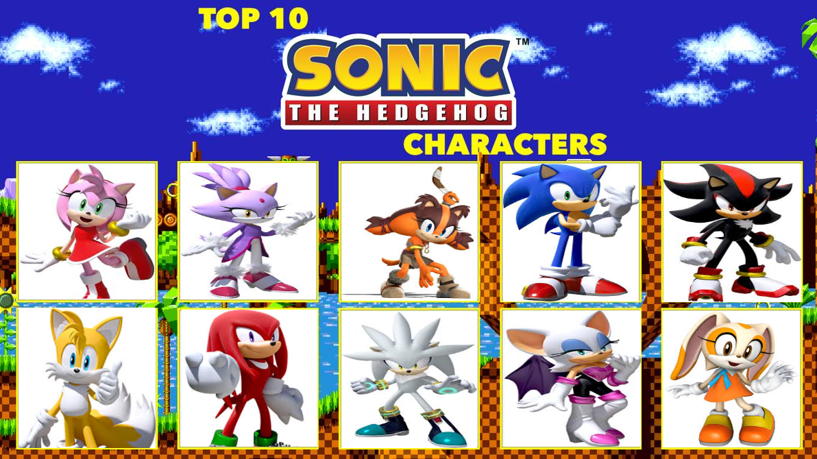 My Top 10 Favorite Sonic Characters By Britishgirl2012 On Deviantart