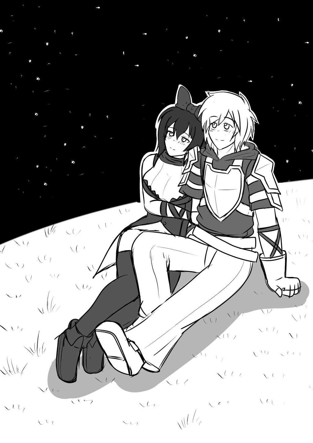 Bw Commission Blake X Jaune By Kegispringfield On Deviantart