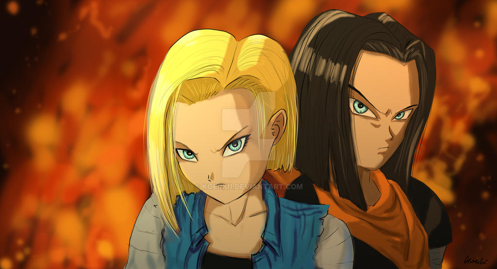 Androids 17 And 18 By Koerki1 On DeviantArt androids-17-and-18-by-koerki1-on-deviantart