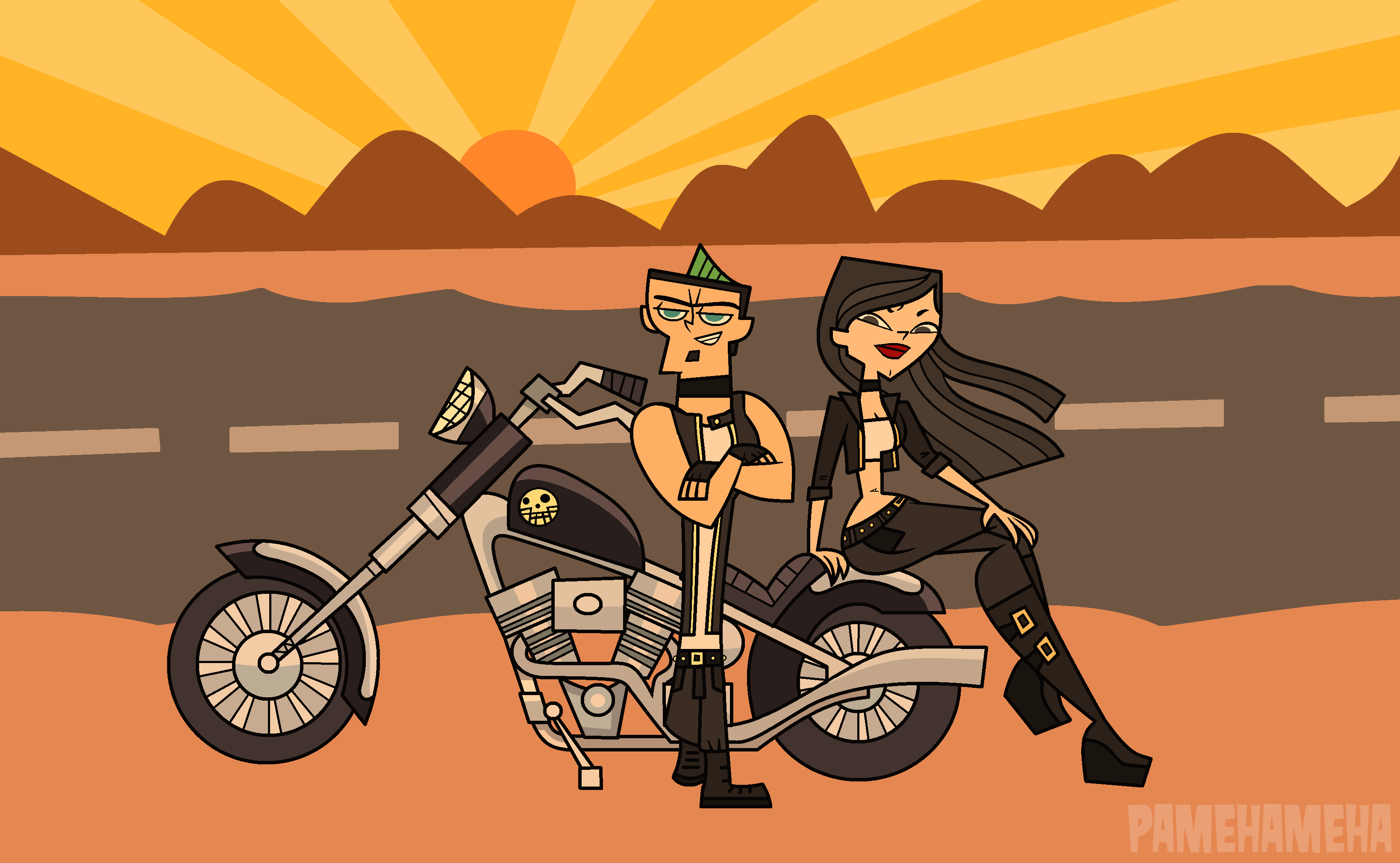 Duncan X Heather Bikers By Pamehameha On Deviantart
