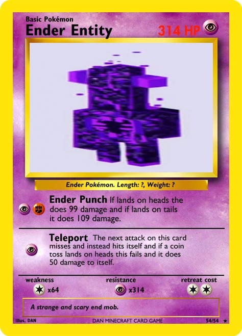 Ender Entity Card by randomnope on DeviantArt Ender Entity Card by randomnope on DeviantArt