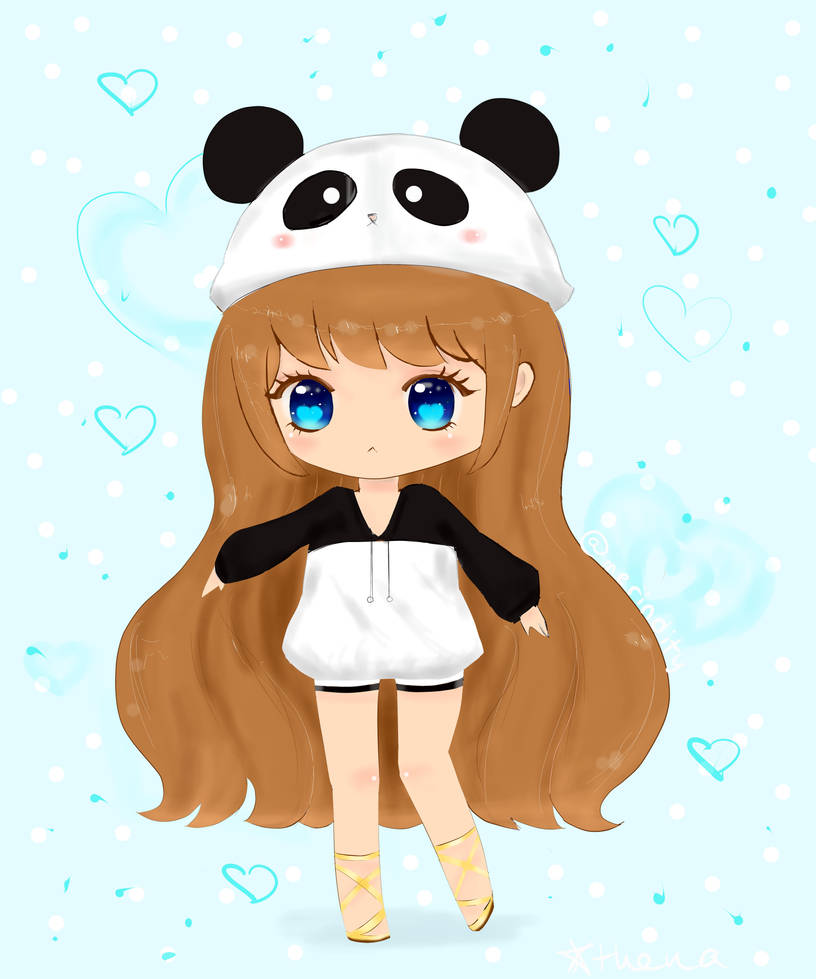 Panda Girl Chibi By Merindity On Deviantart