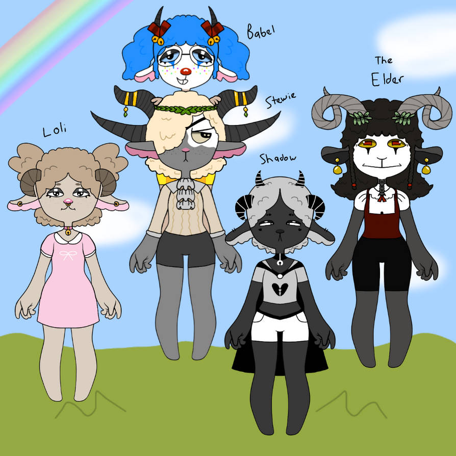 My Sheep Ocs By Poodlefrog On Deviantart