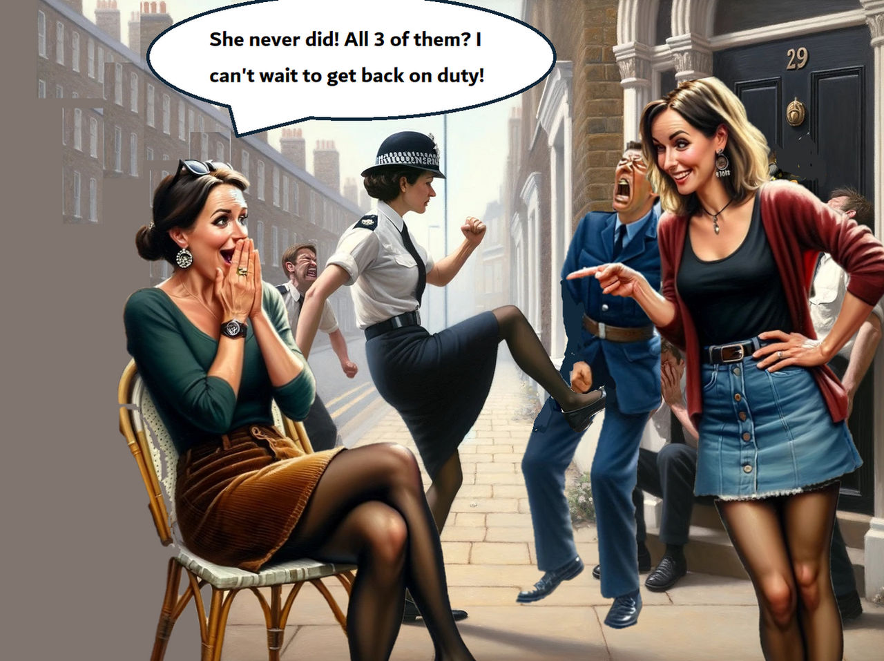 Sharing Ballbusting Anecdotes By Doople44 On Deviantart