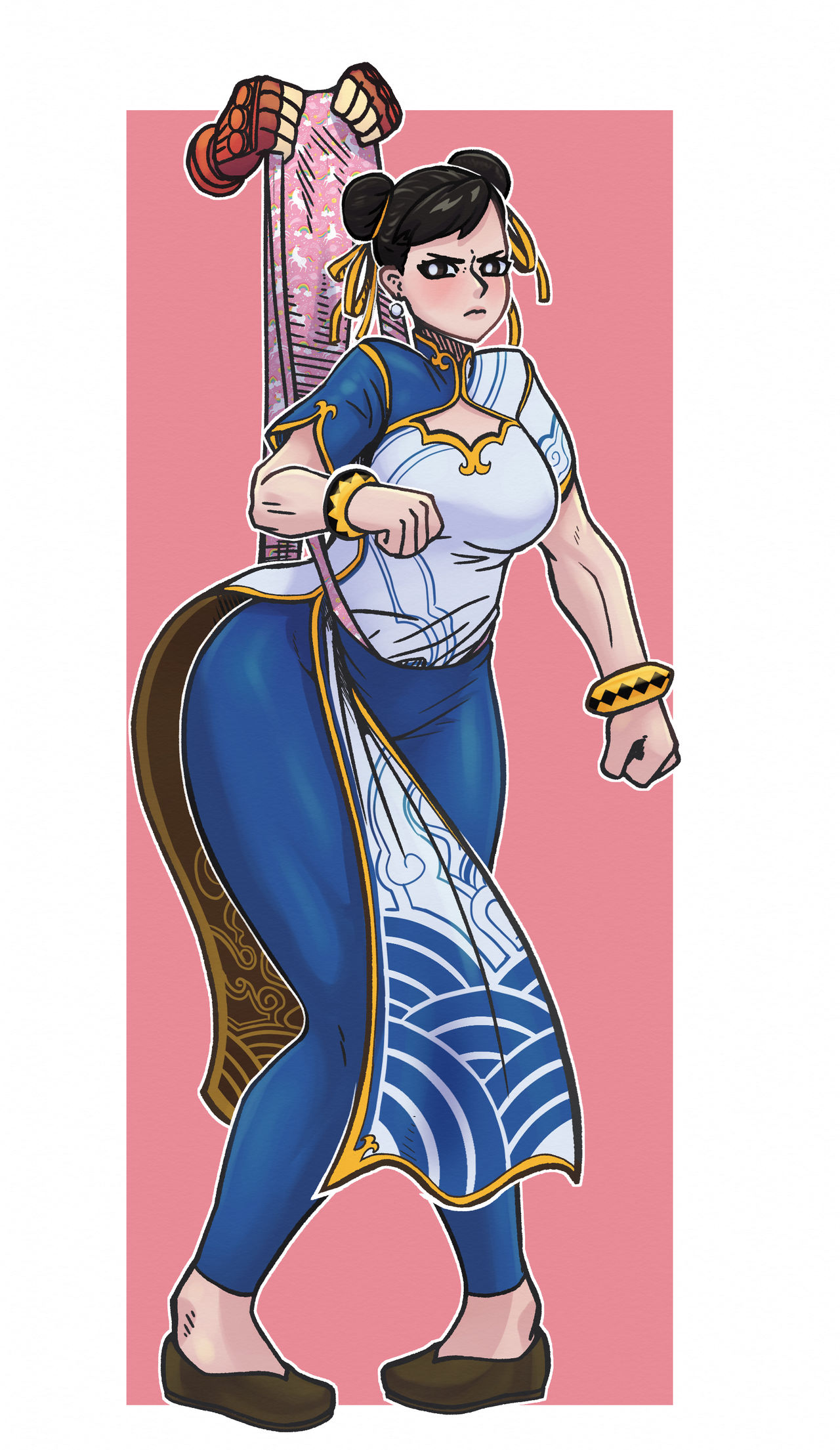 Girls Wedgie Chun Lee By Ameen16 On Deviantart