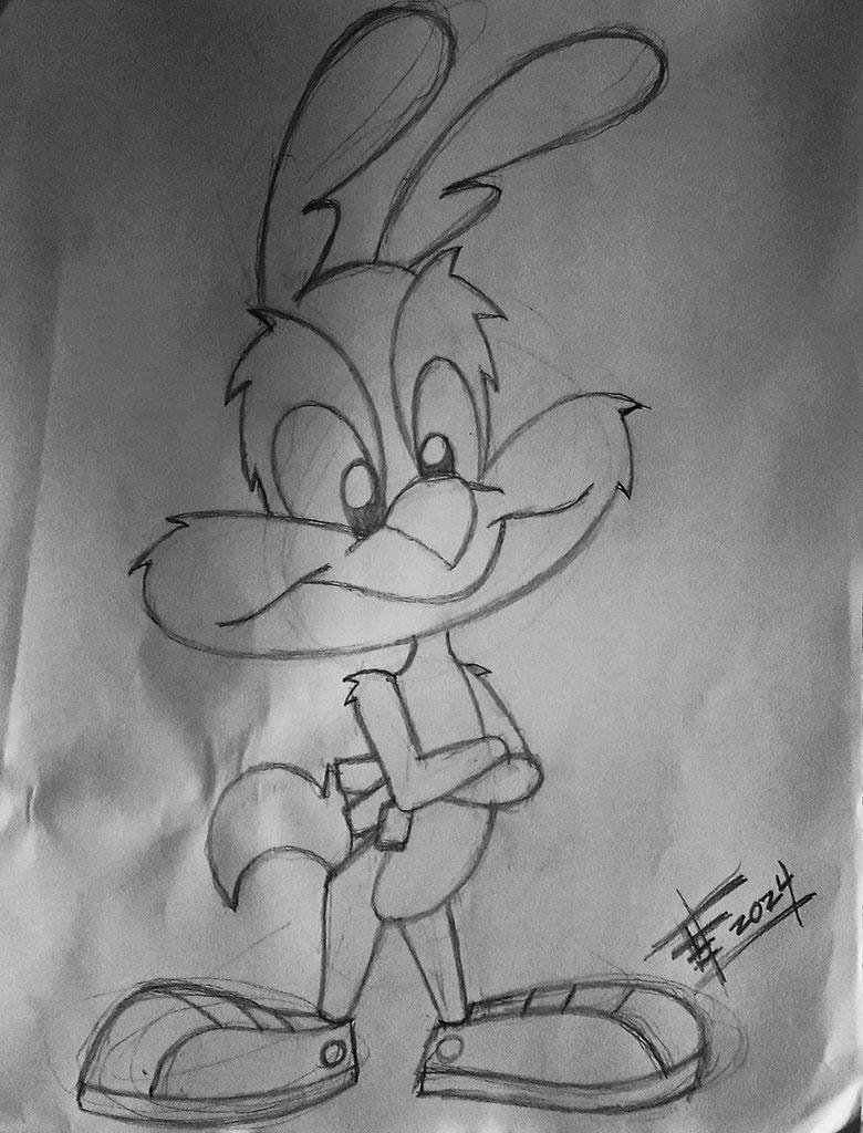 Tiny Toons Calamity Coyote By Felsketches On Deviantart