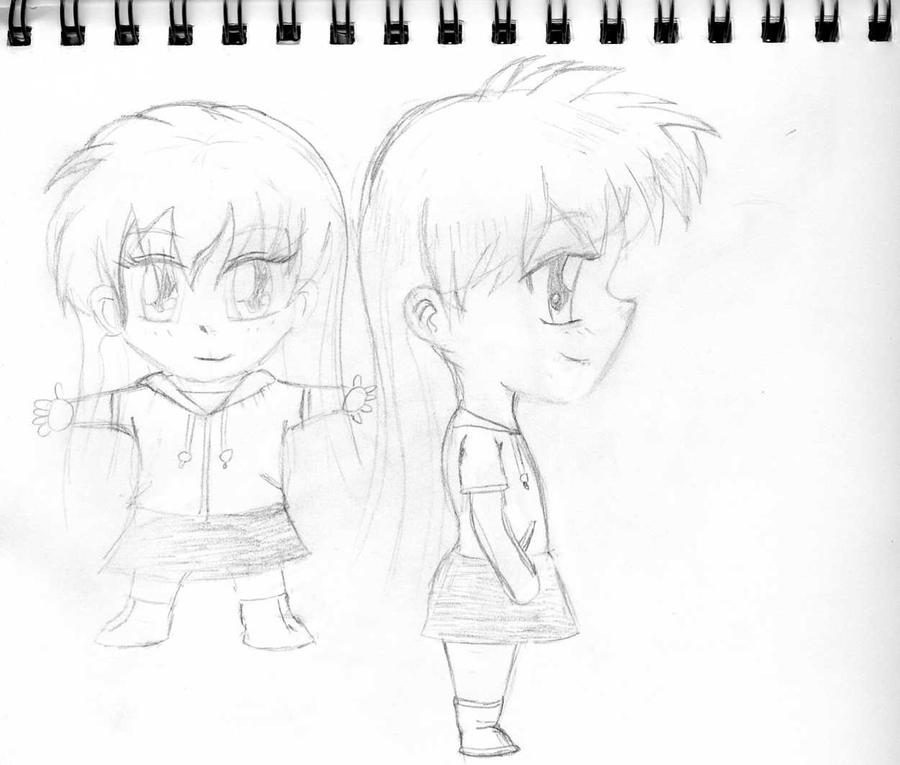 Chibi Girl Sketch By Jess Jess 94 On Deviantart