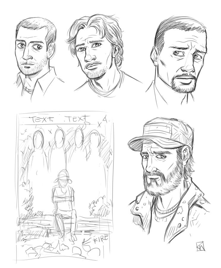 The Walking Dead Commission 2 Wip By Kr Whalen On Deviantart