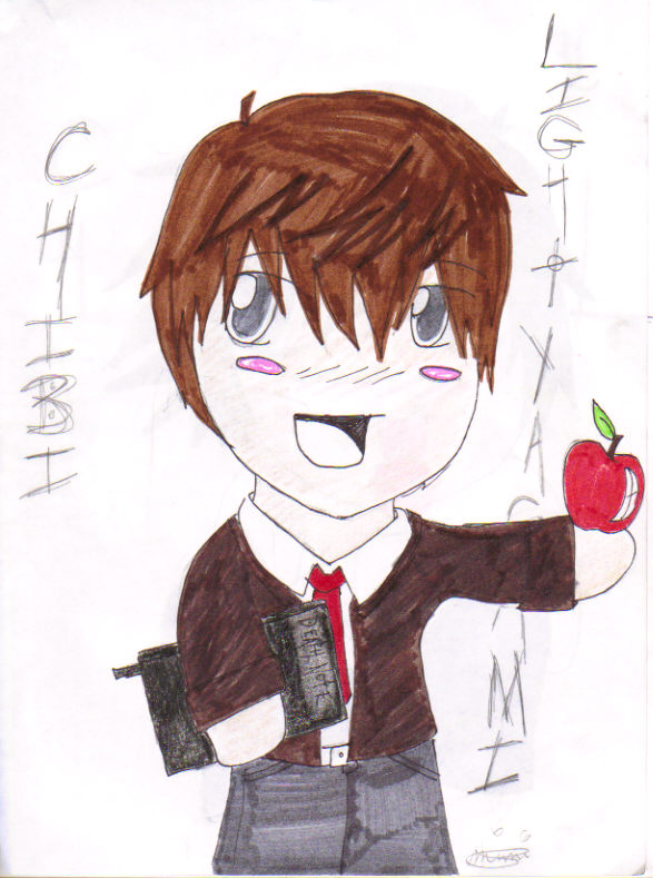 Chibi Light Yagami by PrinceKittKatt on DeviantArt