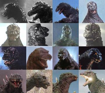 The faces of Godzilla by Danezilla on DeviantArt