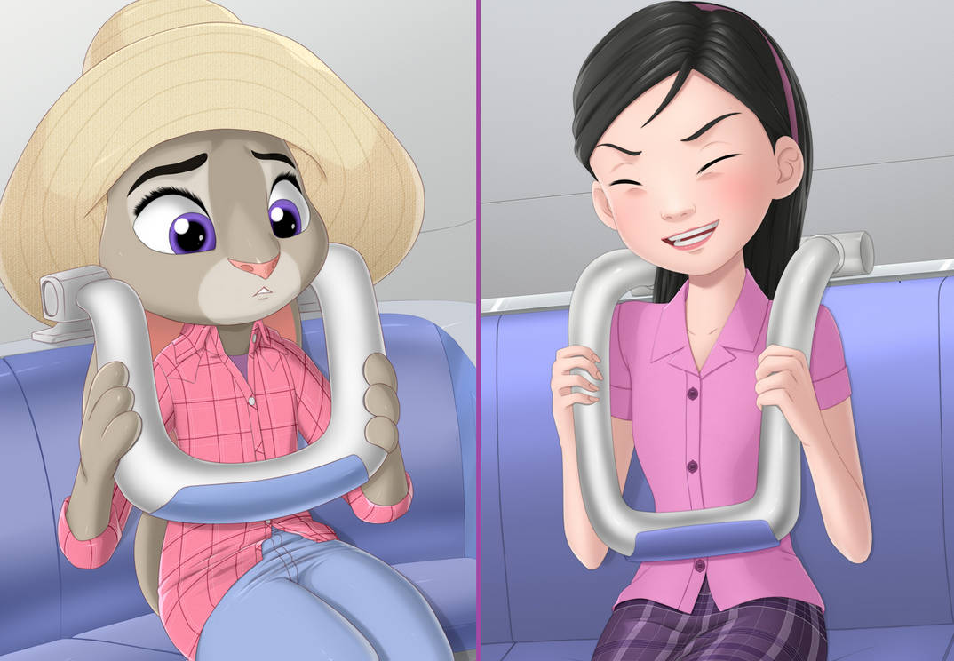 Judy And Violet In A Escape Pod Comm By Pingo04 On Deviantart