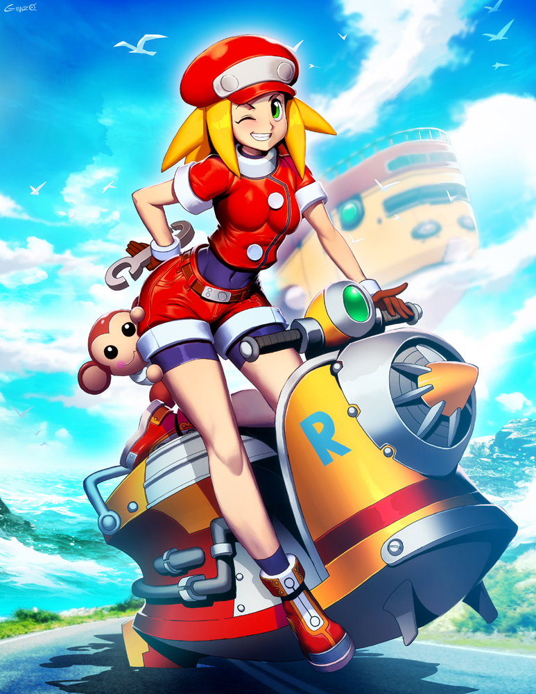 Mega Man Legends Roll Caskett By Genzoman On Deviantart