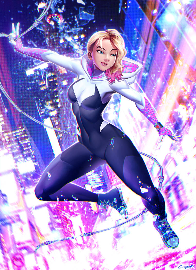 Spider Gwen By Genzoman On Deviantart