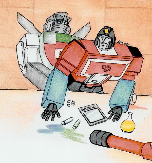 Wheeljack and Perceptor by Darkenlite on DeviantArt