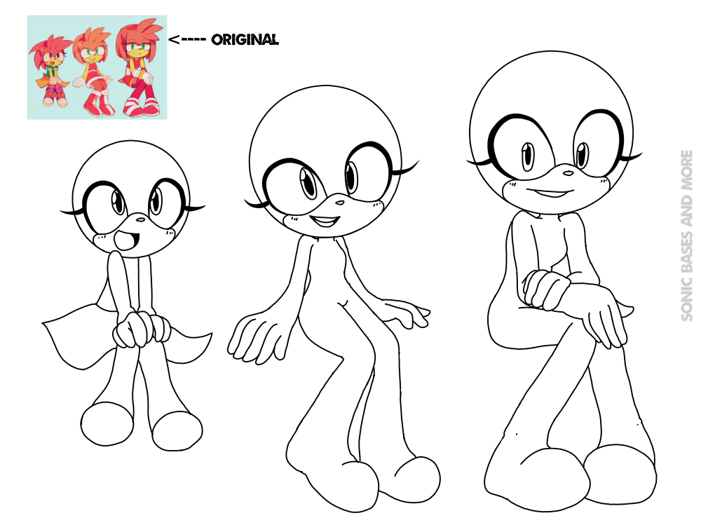 Growing Up Female Base By Sonicbasesandmore On Deviantart