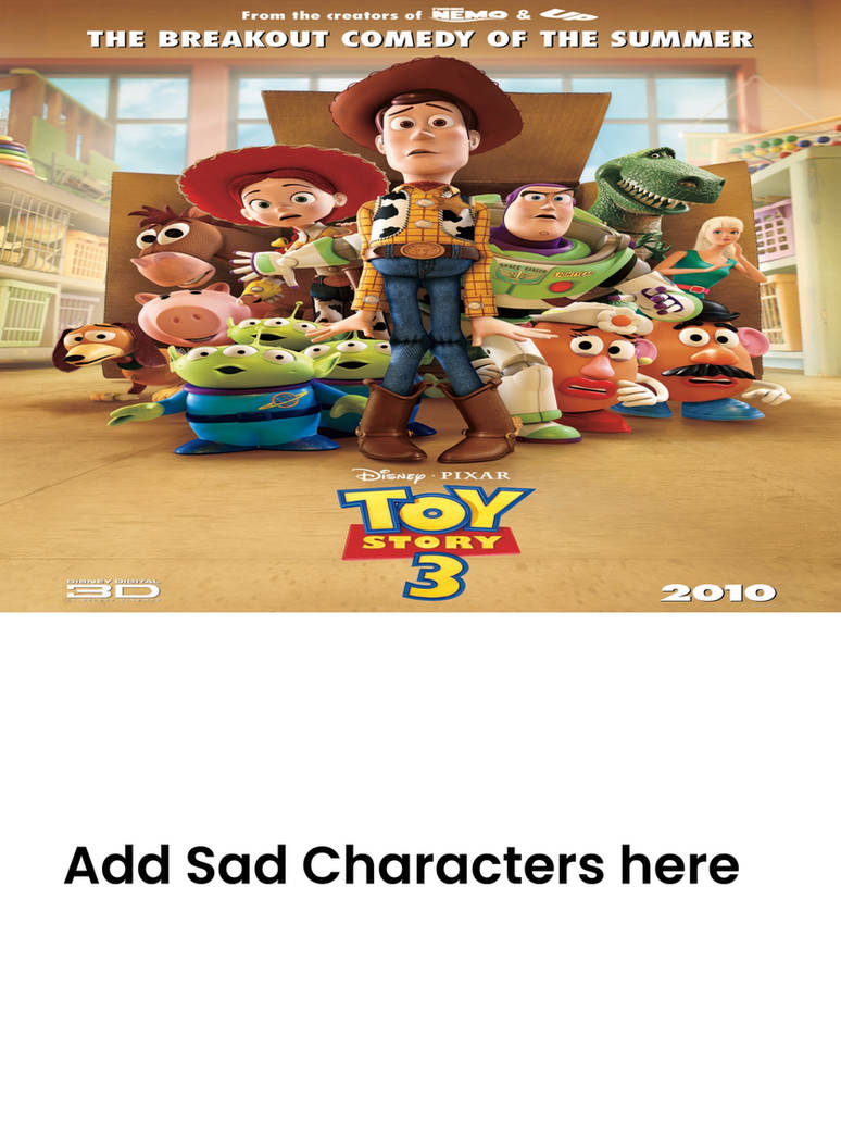 Who cries for Toy Story 3 by Preston12110 on DeviantArt Who cries for Toy Story 3 by Preston12110 on DeviantArt