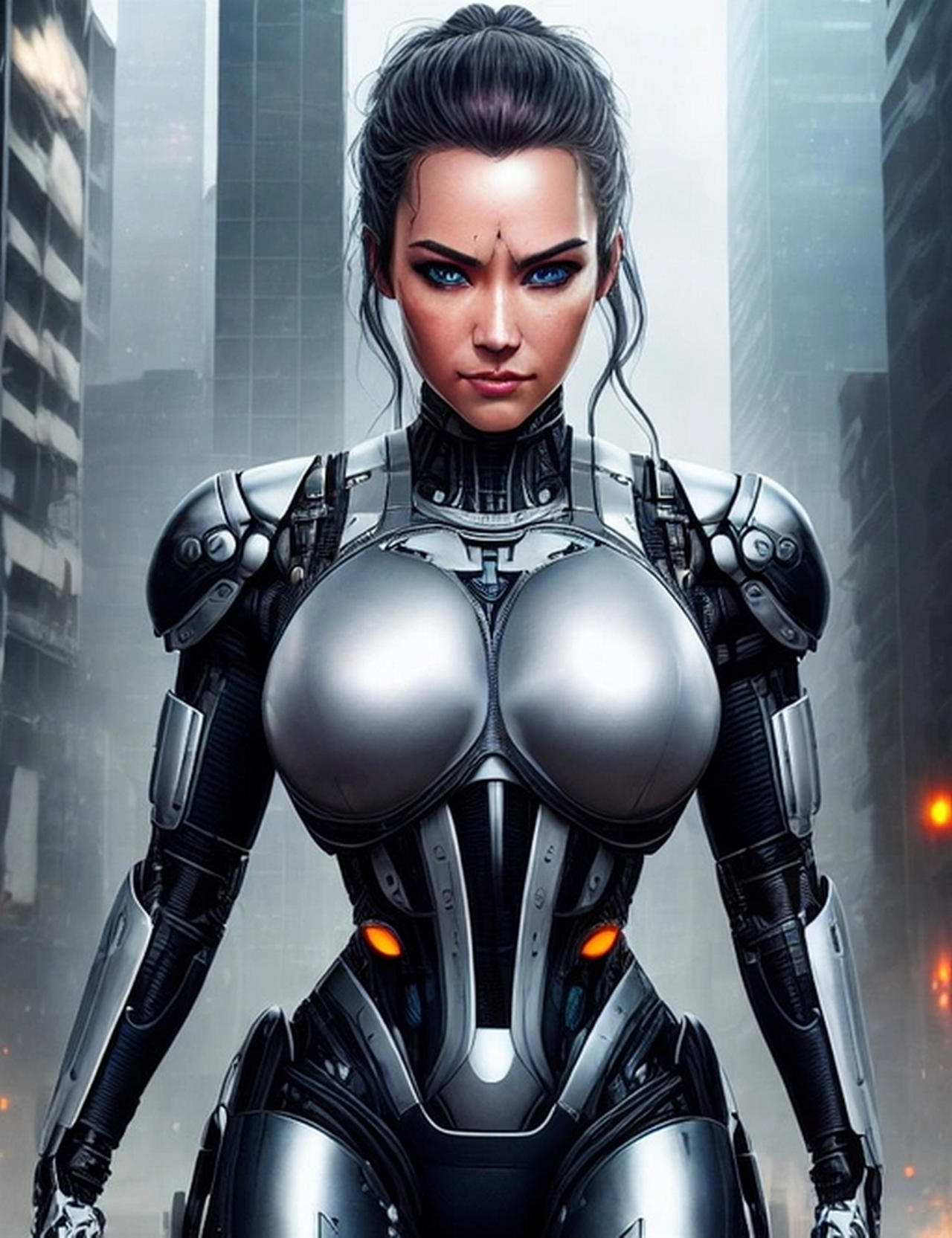 Ai Sexy Cyborg 026 By Ai Portraits On Deviantart