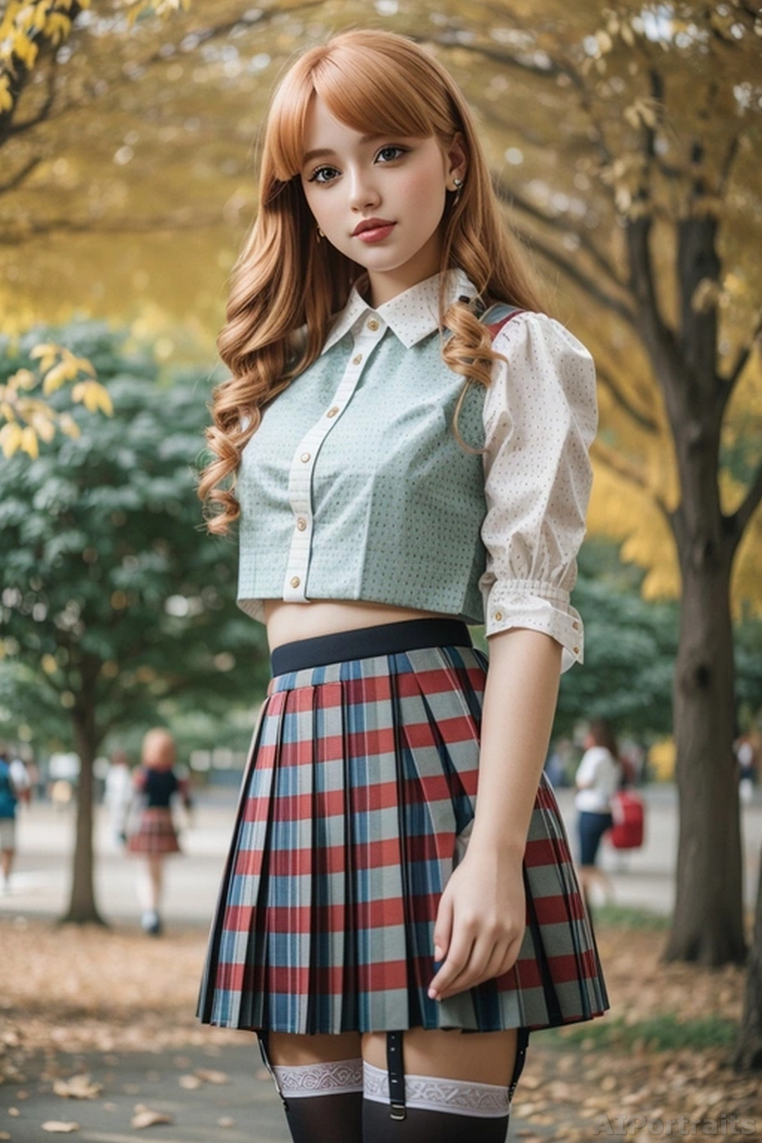 Pleated Skirt 046 By Ai Portraits On Deviantart