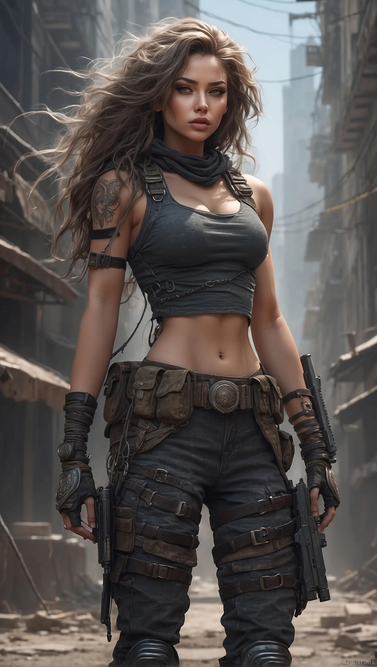 Post Apocalypse 68 By Ai Portraits On Deviantart