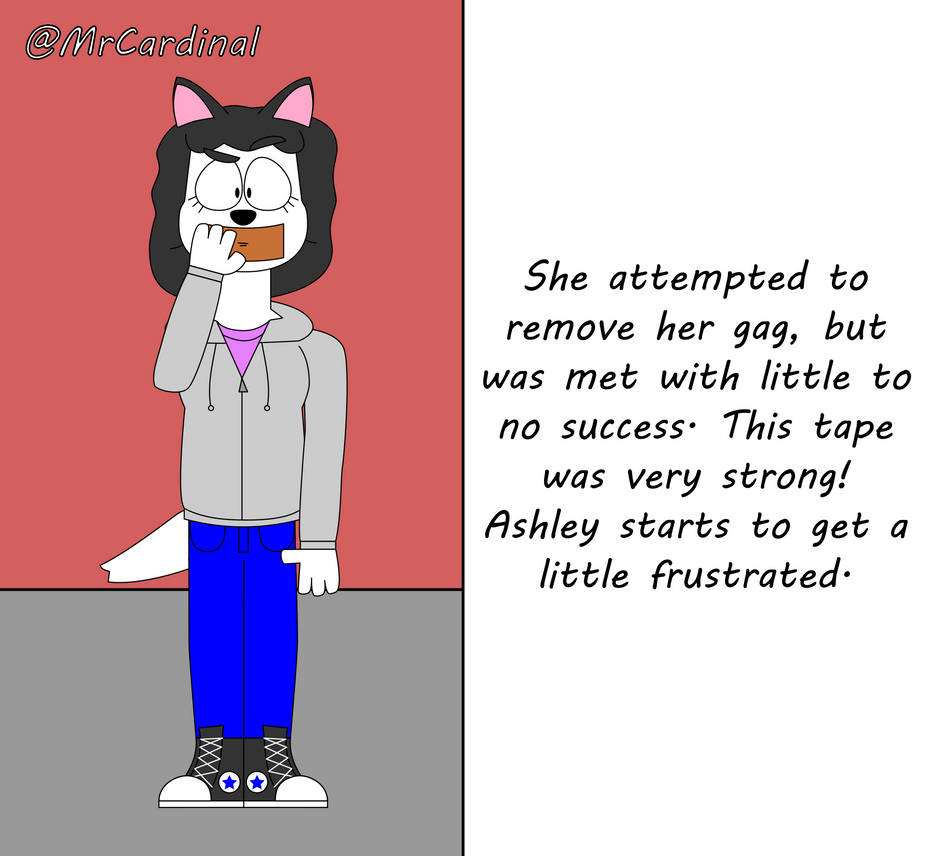 Ashley Tape Gagged 2 By Mrcardinal On Deviantart