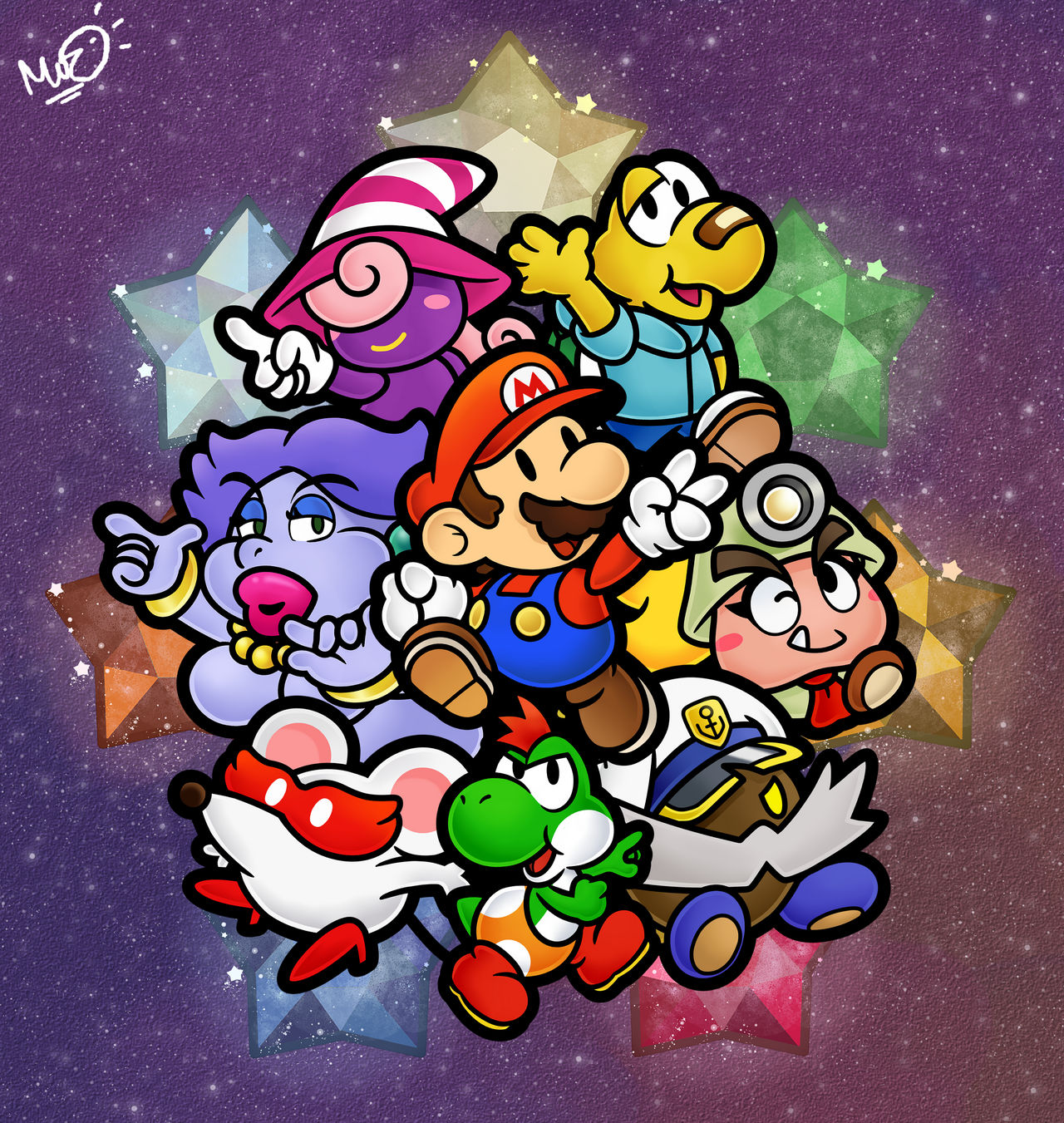Paper Mario The Thousand Year Door By Muzyoshi On Deviantart