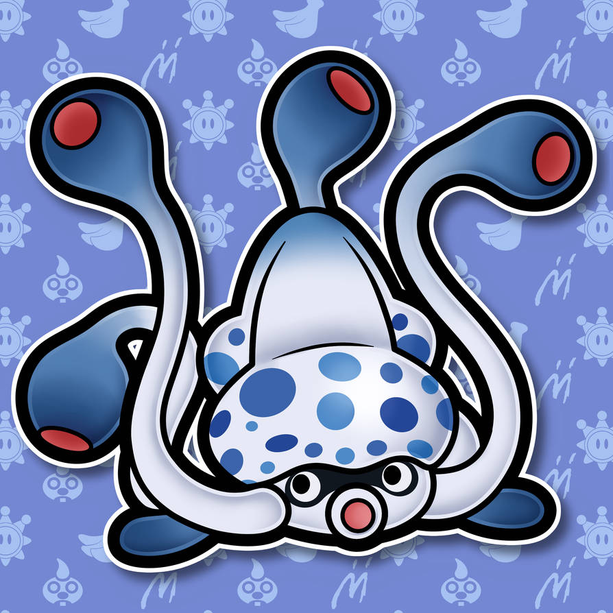 Paper Mario Sunshine - Gooper Blooper by MuzYoshi on DeviantArt Paper Mario Sunshine - Gooper Blooper by MuzYoshi on DeviantArt