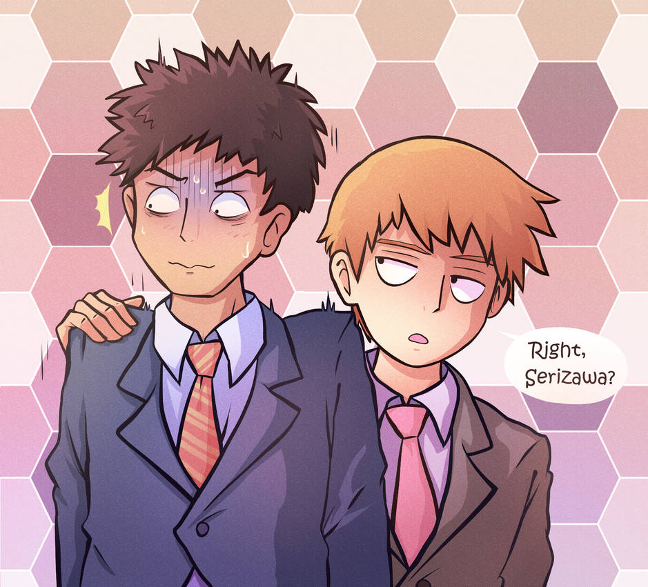 Reigen And Serizawa [mob Psycho 100 By Muzyoshi On Deviantart