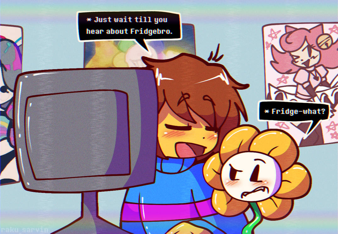 Frisk And Flowey By Roduu On Deviantart