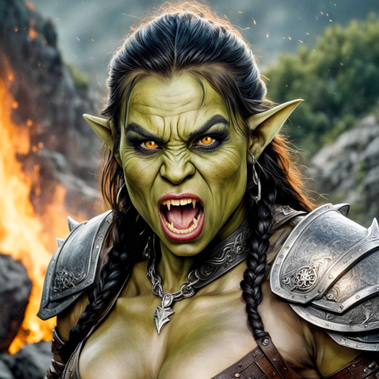 Orc Girl I By Monstercreater54 On Deviantart