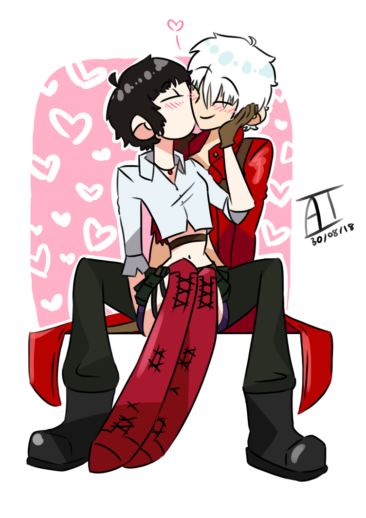 Chuu Devil May Cry Dante X Lady By Ashcandoodle On Deviantart