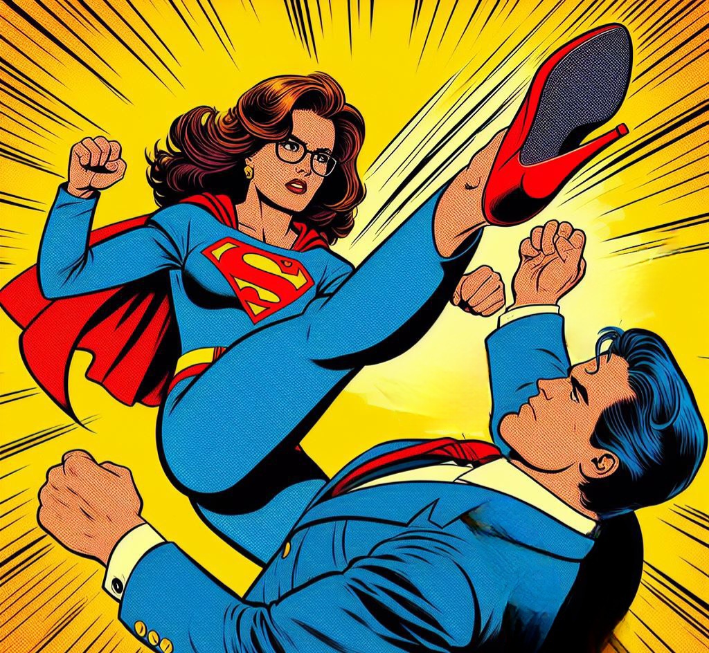 Lois Beats Clark By Winsonn On Deviantart