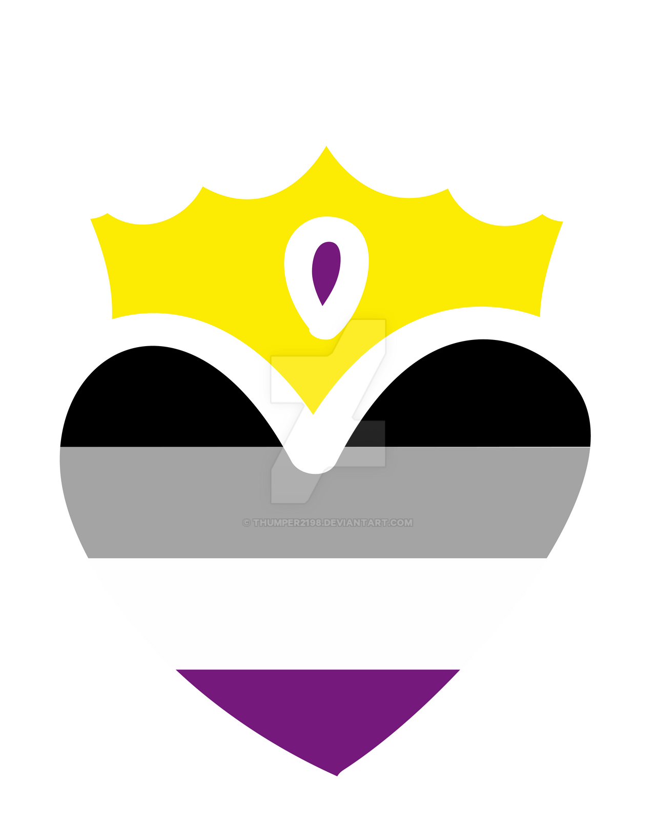 Pride Hearts Asexual By Thumper2198 On Deviantart