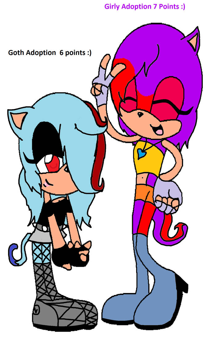 Goth And Girly Adoptions Closed By Gwenthevamp On Deviantart