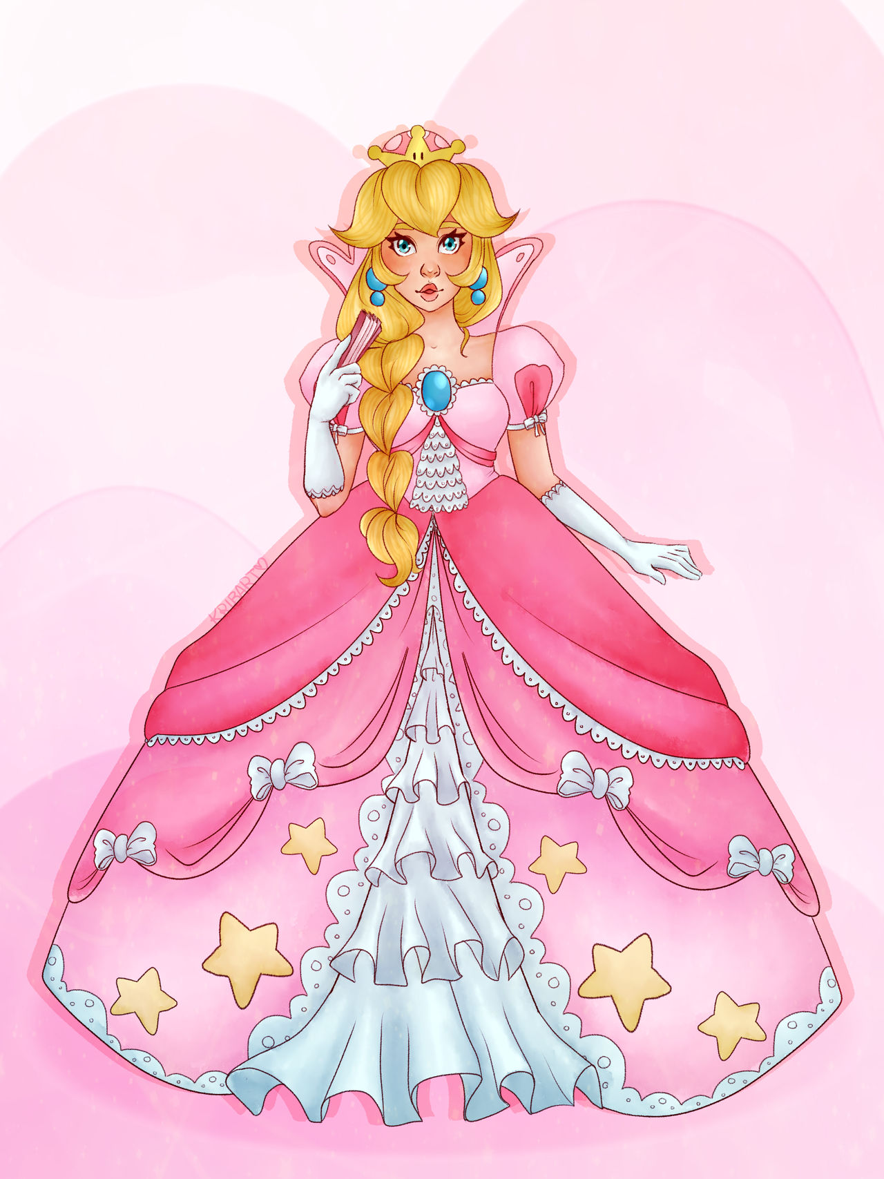 Queen Peach By Princesskrib On Deviantart