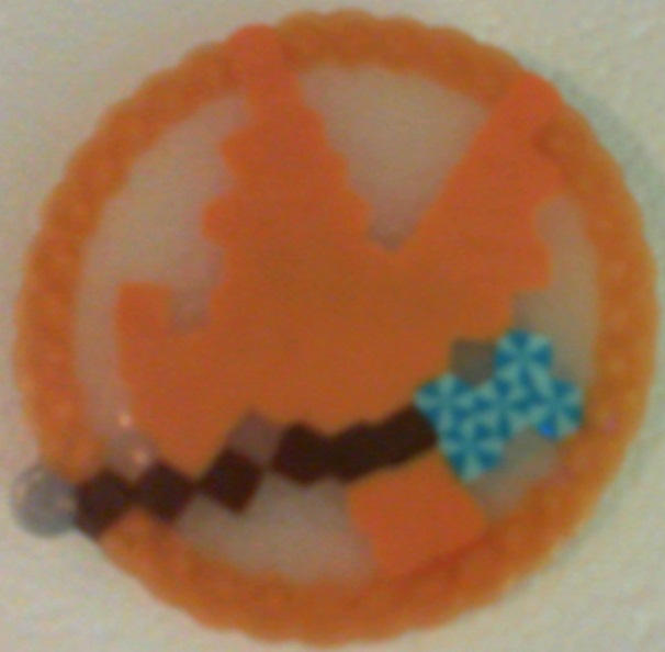 Wearable Pixel Art Mockingjay Pin By Trinketsphinx On Deviantart