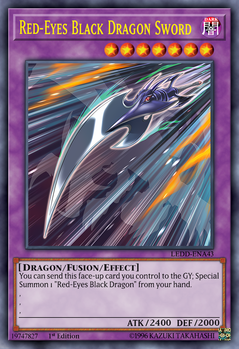 Red Eyes Black Dragon Sword By Speedtest95 On Deviantart