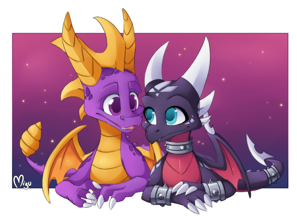 Spyro And Cynder By Blazemizu On Deviantart