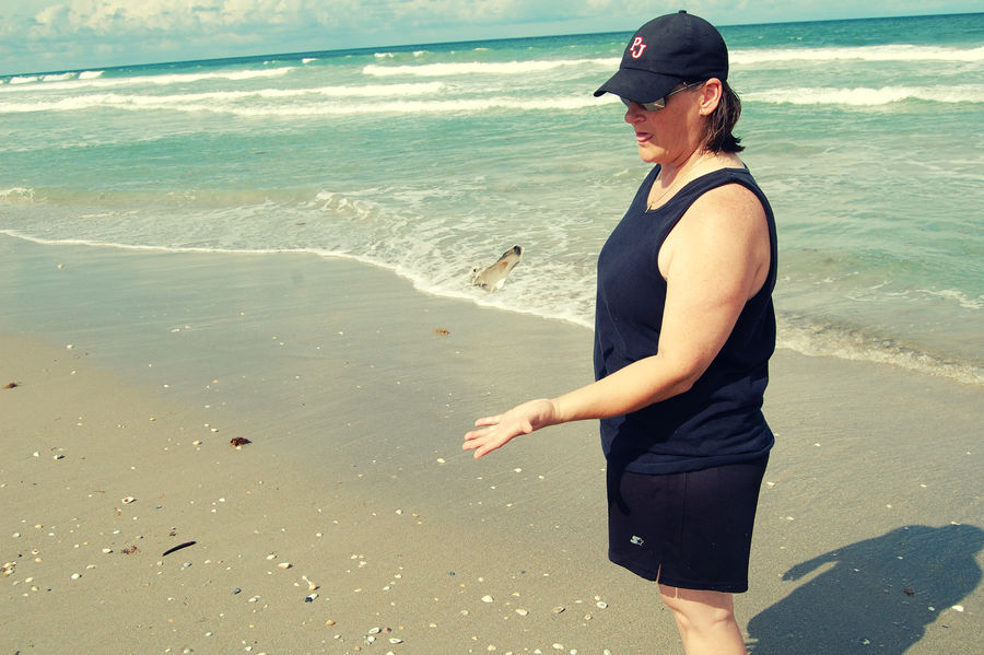 My Mom At The Beach By Needzmoarsutherland On Deviantart