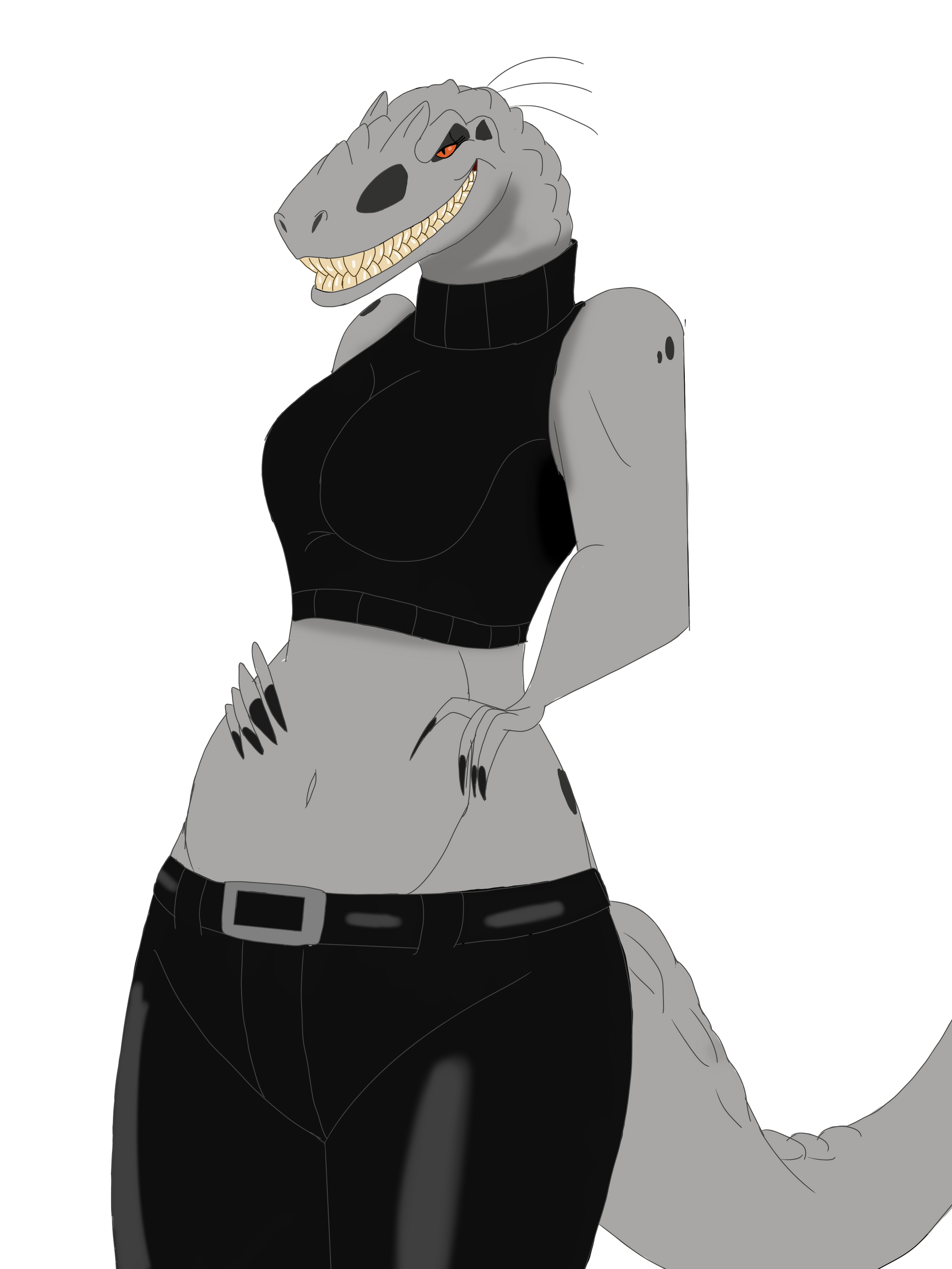 Anthro Indominus Rex By J9973 On Deviantart