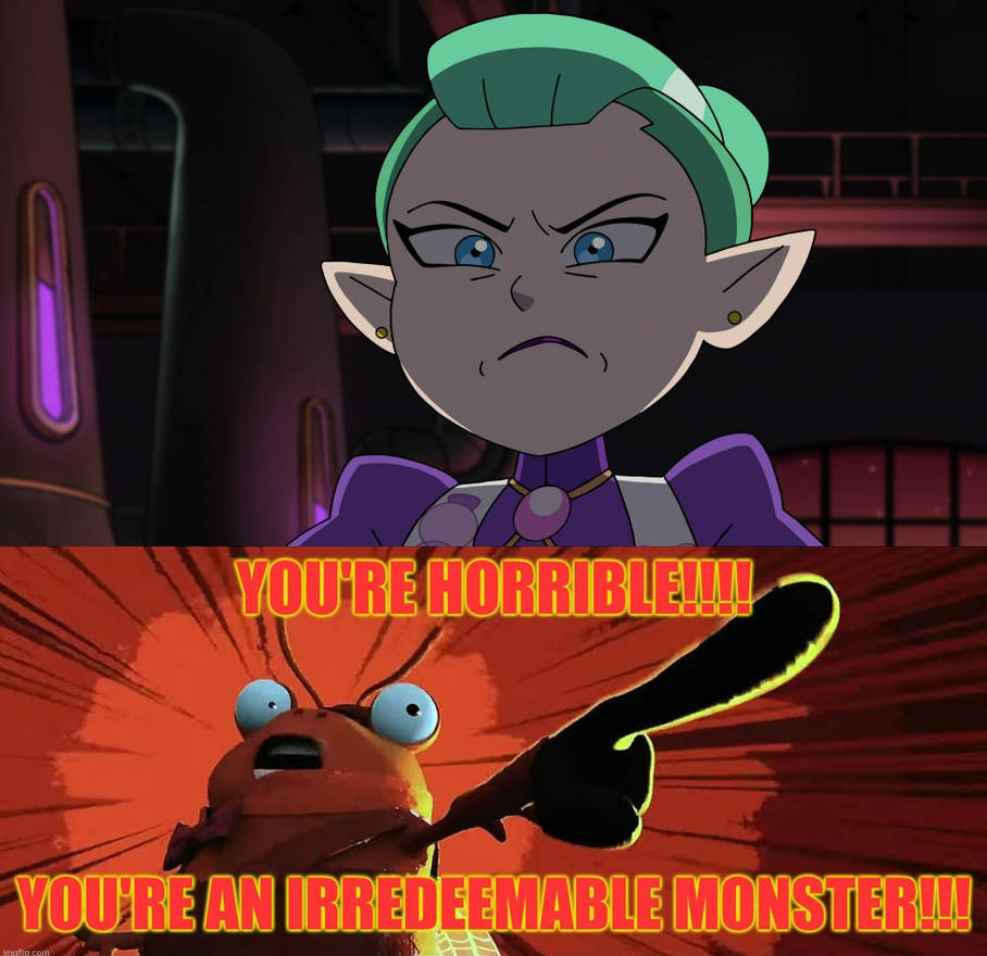 Ethical Bug Calls Odalia Blight A Monster By Looneylover15 On Deviantart