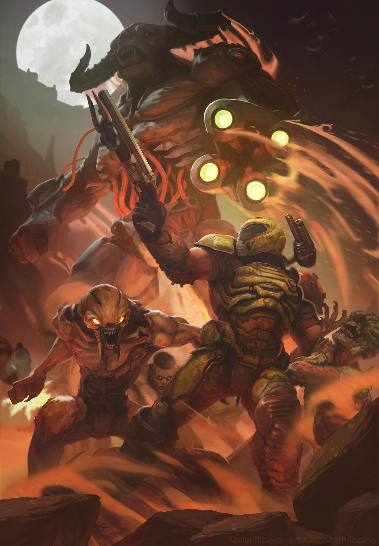 Doom Eternal - Fan-art by LozanoX on DeviantArt Doom Eternal - Fan-art by LozanoX on DeviantArt