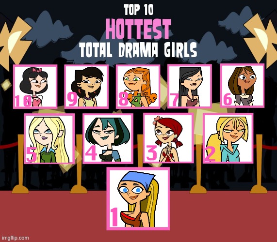 Top 10 Hottest Total Drama Girls By Greenteen80 On Deviantart