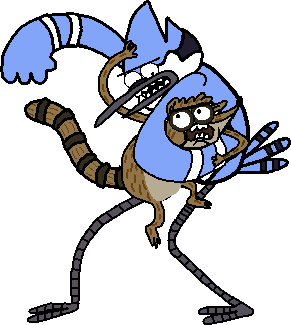 Mordecai And Rigby Vector By Devon324 On Deviantart