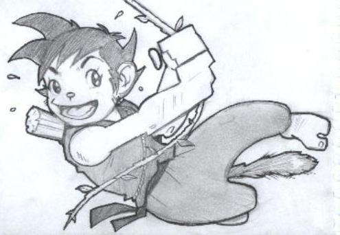 SUN WUKONG SKETCH by paintmarvels on DeviantArt