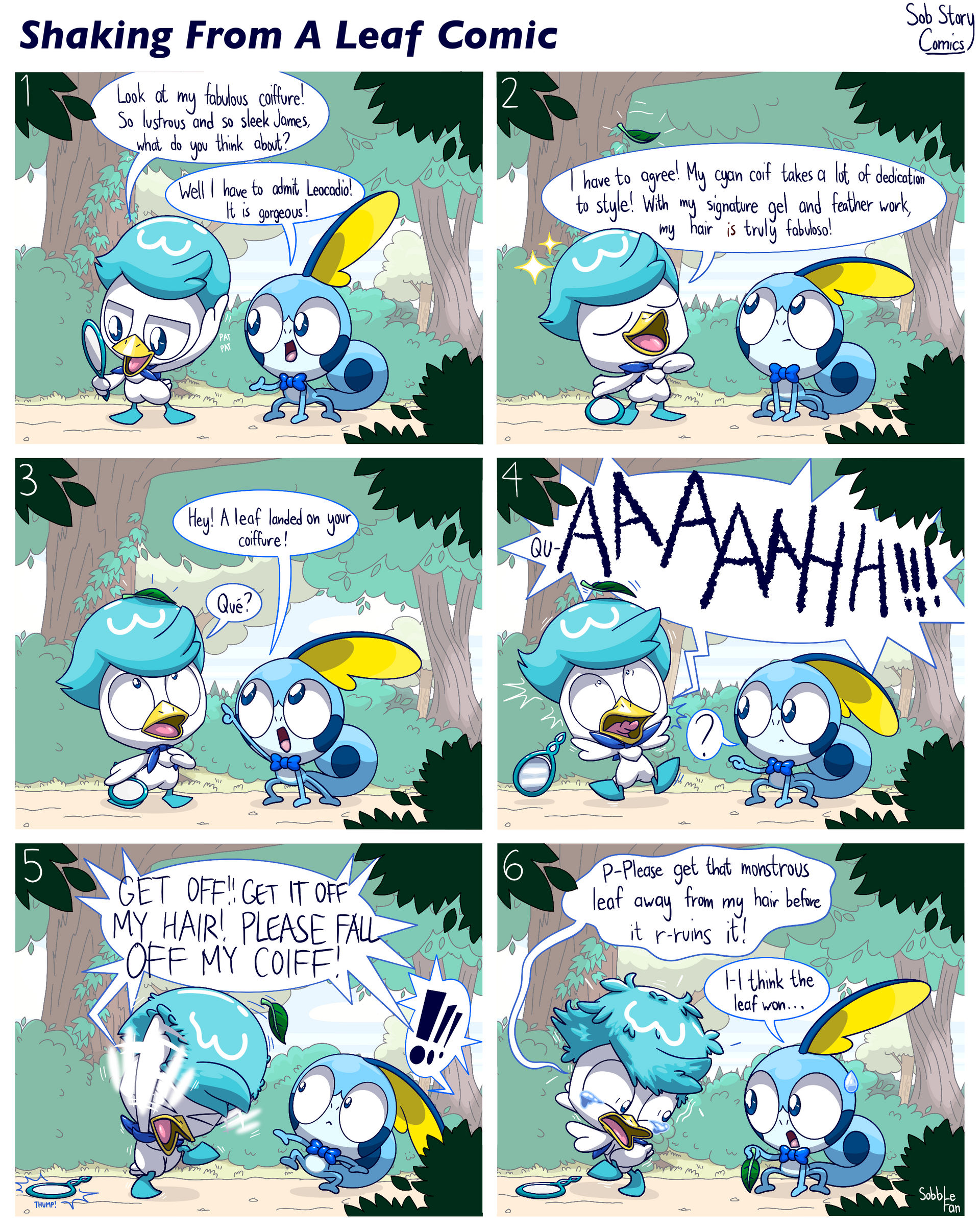 Shaking From A Leaf Comic By Sobblefan On Deviantart