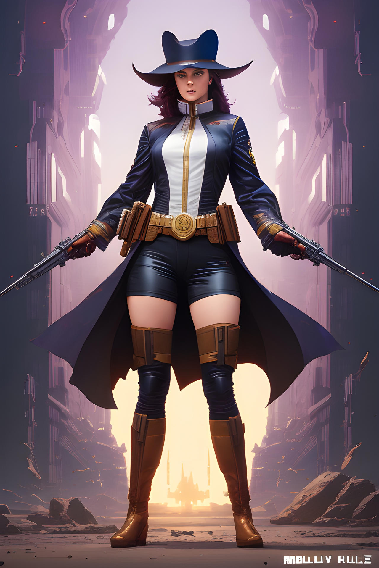 Jamesdaly Artstyle Beautiful Female Gunslinger By By Stars Collide On Deviantart