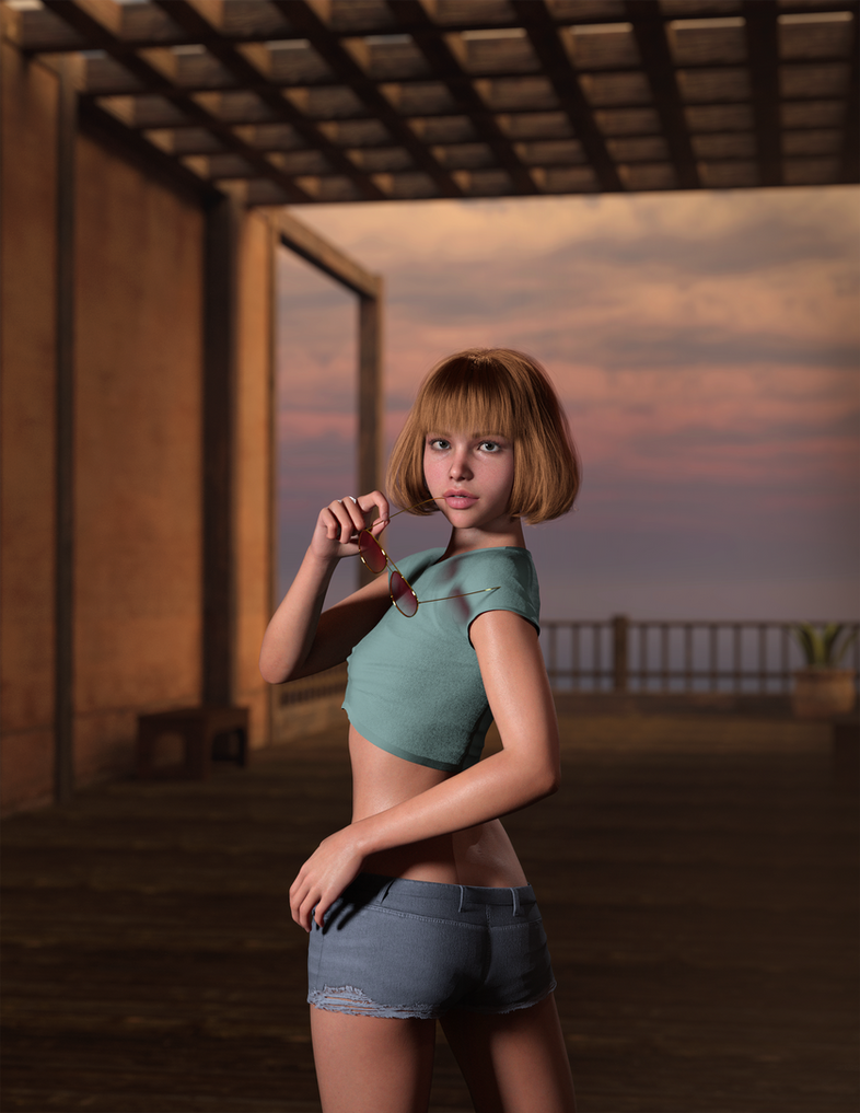 Cassie Looks Back By Lambdast On Deviantart
